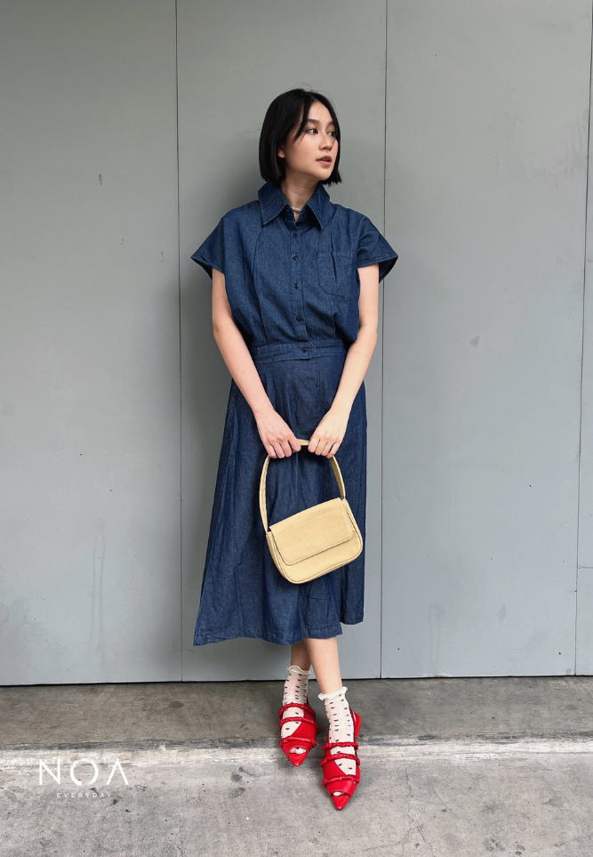 JINZU Denim Boxy Shirt – NOA EVERYDAY