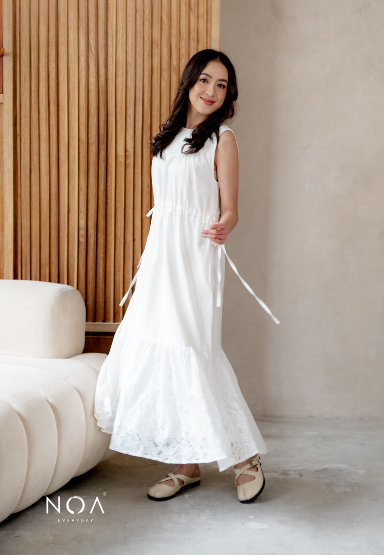 NOA X DHATU ARAMI Sleveeless Dress with Lace – NOA EVERYDAY